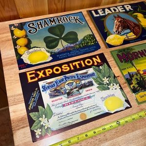 American Vintage | Kitchen | 4 Old Original Wood Shipping Crate Sunkist ...